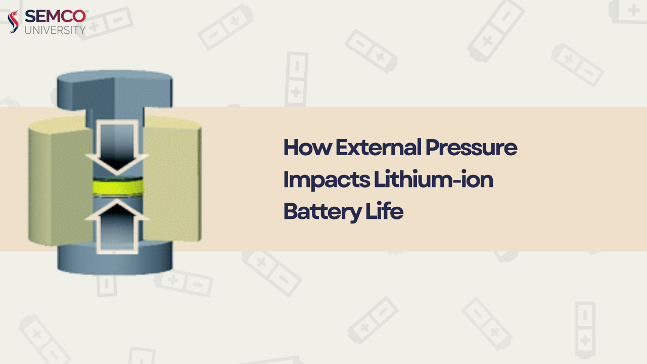 How External Pressure Affects Lithium-ion Batteries